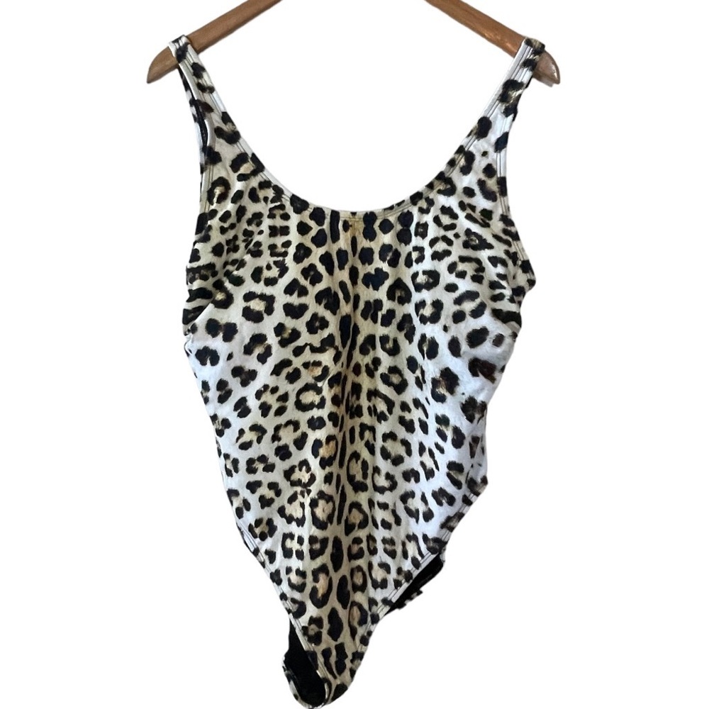 Gabifresh X Swimsuit For All Leopard Print Hi-Cut One… - Gem
